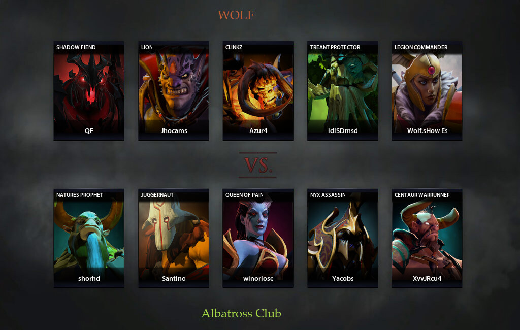 WOLF vs Albatross. Match 09.03.2020 on Asian Gold Occupation S11 Dota 2