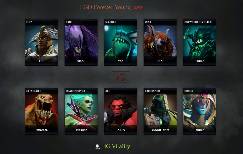 LGD.FY vs iG.V. Match 19.10.2016 on The Summit S6 Dota 2